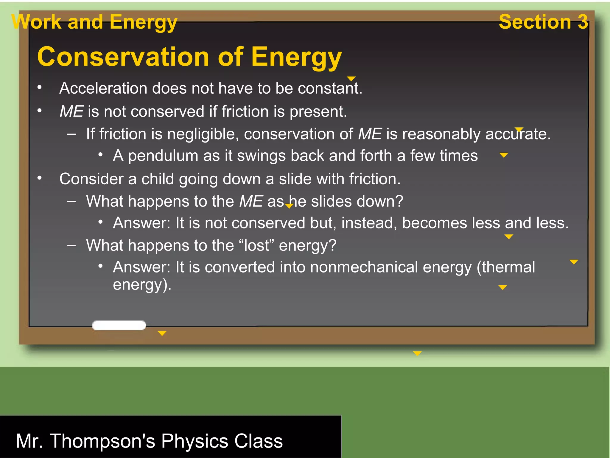 Physics Work and Energy | PPT