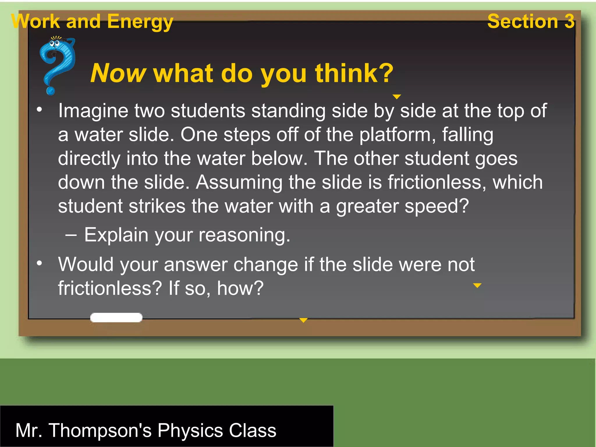 Physics Work and Energy | PPT
