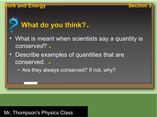 Physics Work and Energy | PPT