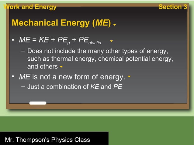 Physics Work and Energy | PPT