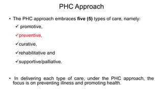 Concept of Primary Health Care | PPTX