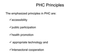 Concept of Primary Health Care | PPTX