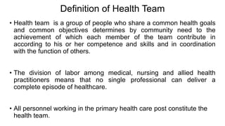 Health Team | PPTX