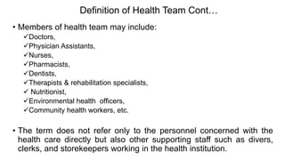 Health Team | PPTX