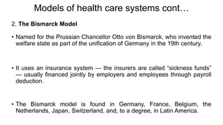 Health system development & National health policy | PPTX