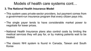 Health system development & National health policy | PPTX