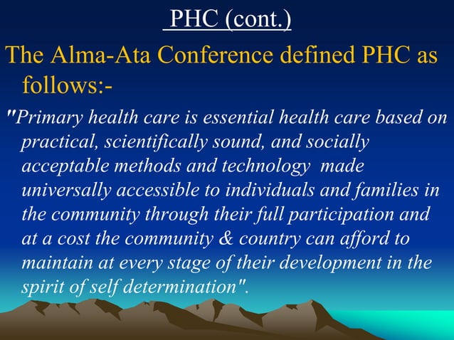 PHC LECTURE ADAPTED 2023_ Primary health care.Health for all approach..ppt