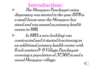 Phc morappur march upload part 1 .ppt