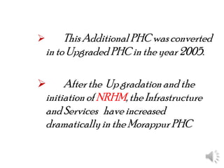 Phc morappur march upload part 1 .ppt