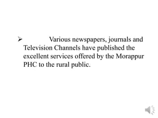 Phc morappur march upload part 4 .ppt