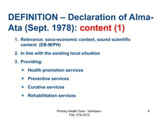 “Primary health care: back to Alma-Ata in early 21st century" | PDF