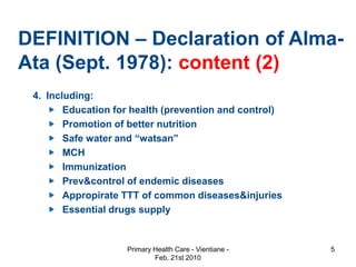 “Primary health care: back to Alma-Ata in early 21st century" | PDF