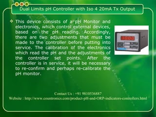 Ph controller | PPT | Chemistry | Science