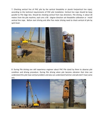 PHC pile Installation methods | PDF