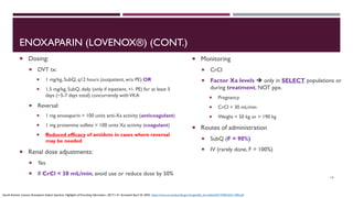 A Review of Selected Anticoagulants | PPT