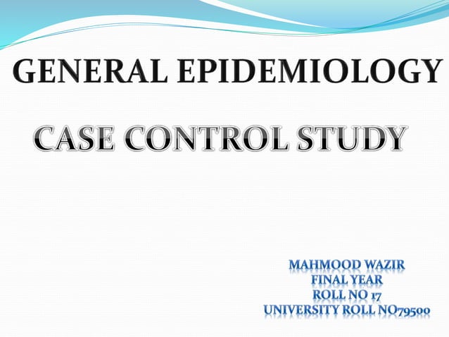 case control study | PPT