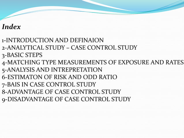 case control study | PPTX | Cancer | Diseases and Conditions