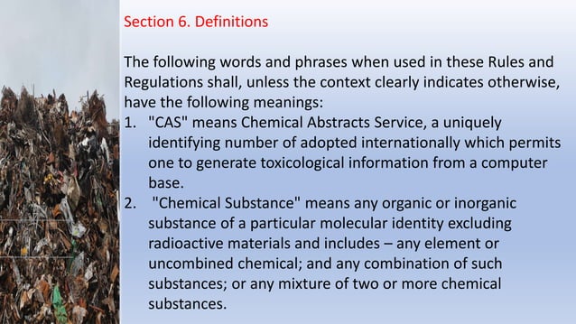 REPUBLIC-ACT-6969.pptx | Substance Abuse | Diseases and Conditions