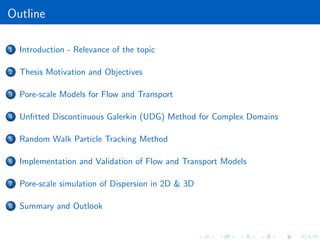 Pore-scale direct simulation of flow and transport in porous media | PDF