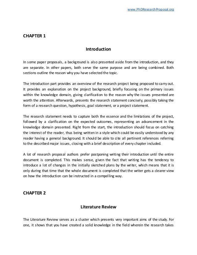 PhD Research Proposal Template