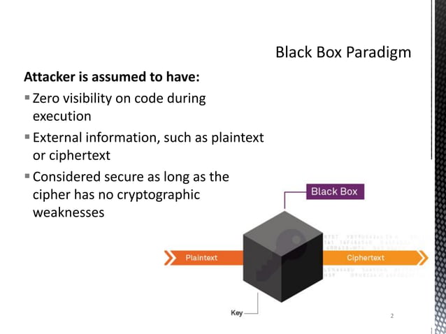White-Box HMAC. Make your cipher secure to white-box attacks. | PPT