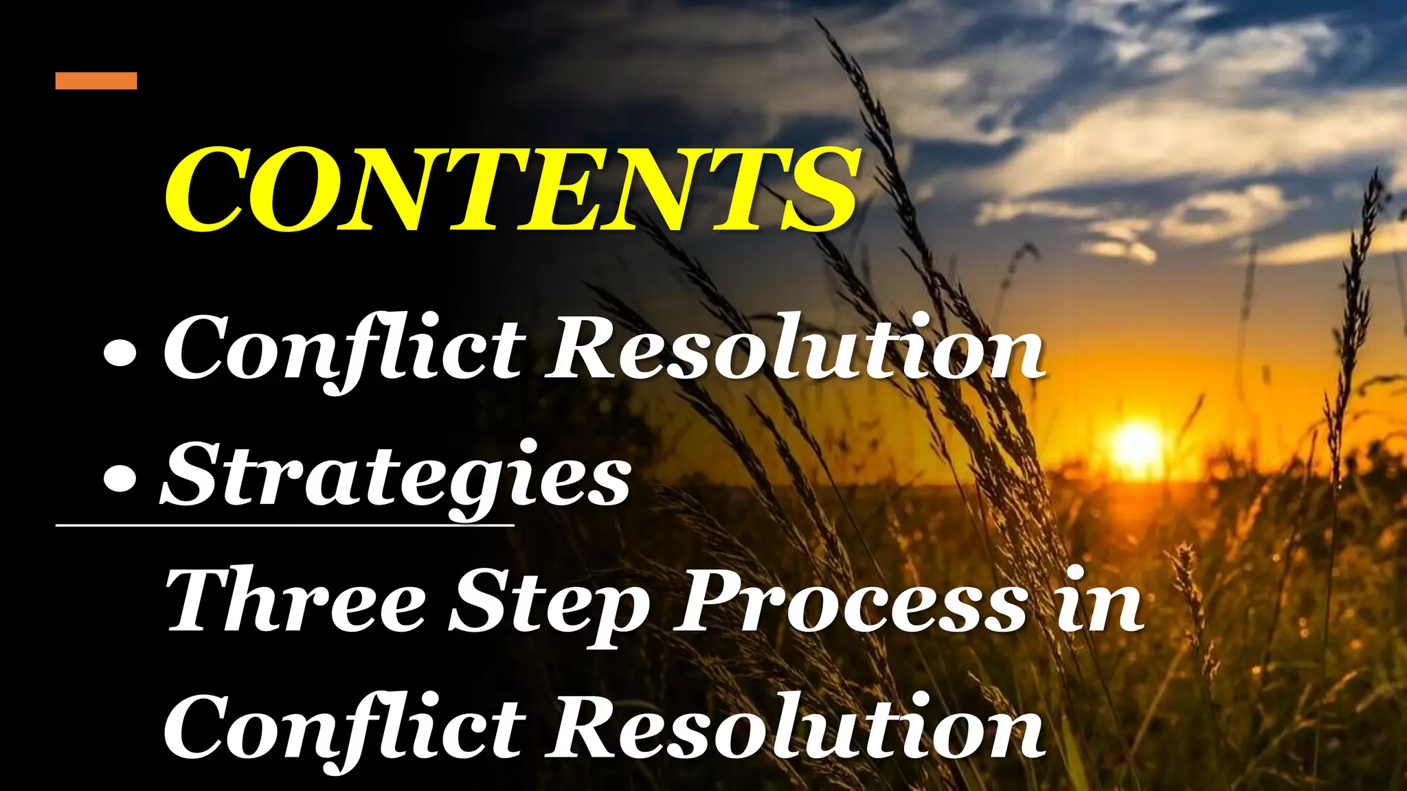 strategies for conflict resolution ppt | PPTX | Divorce | Family and ...