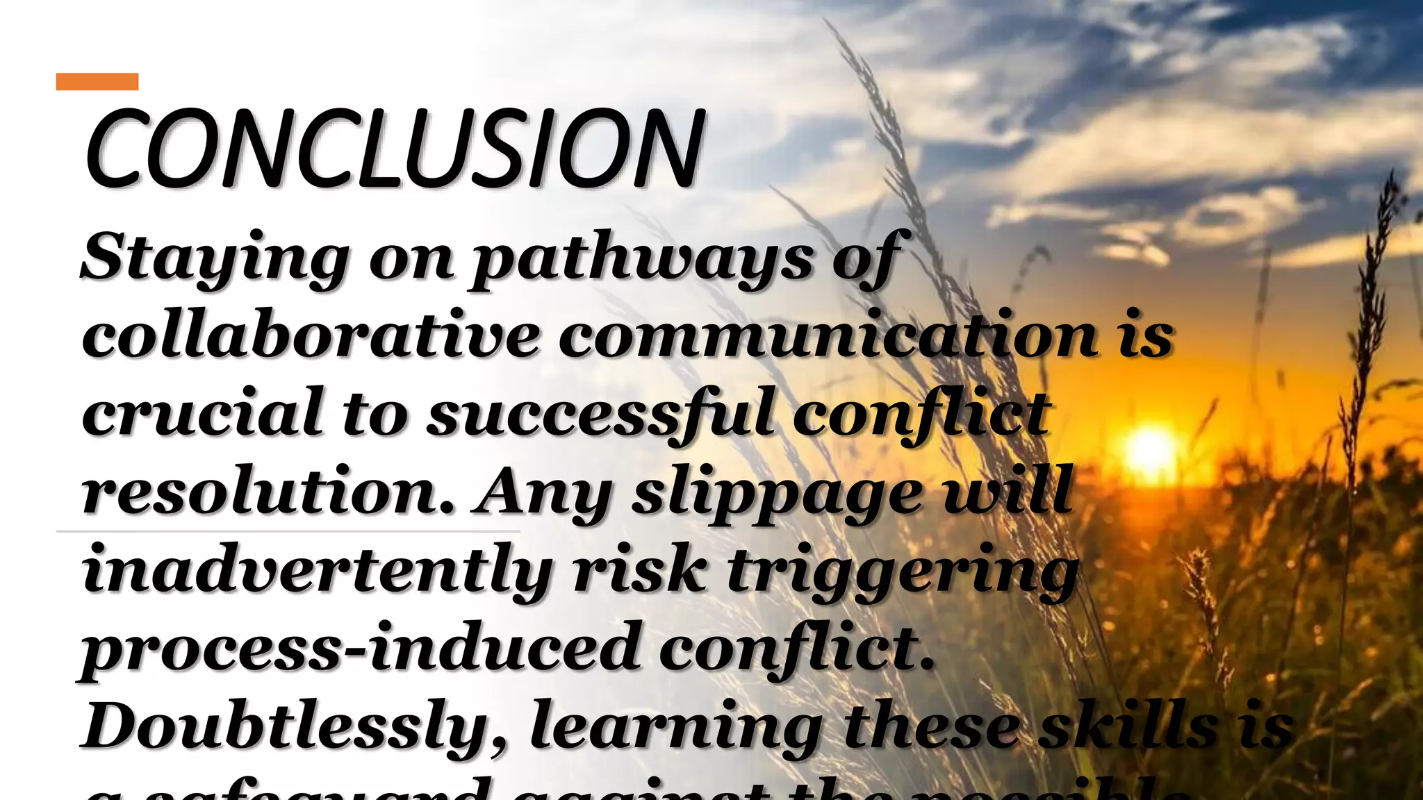 strategies for conflict resolution ppt | PPTX