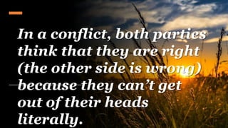 strategies for conflict resolution ppt | PPTX