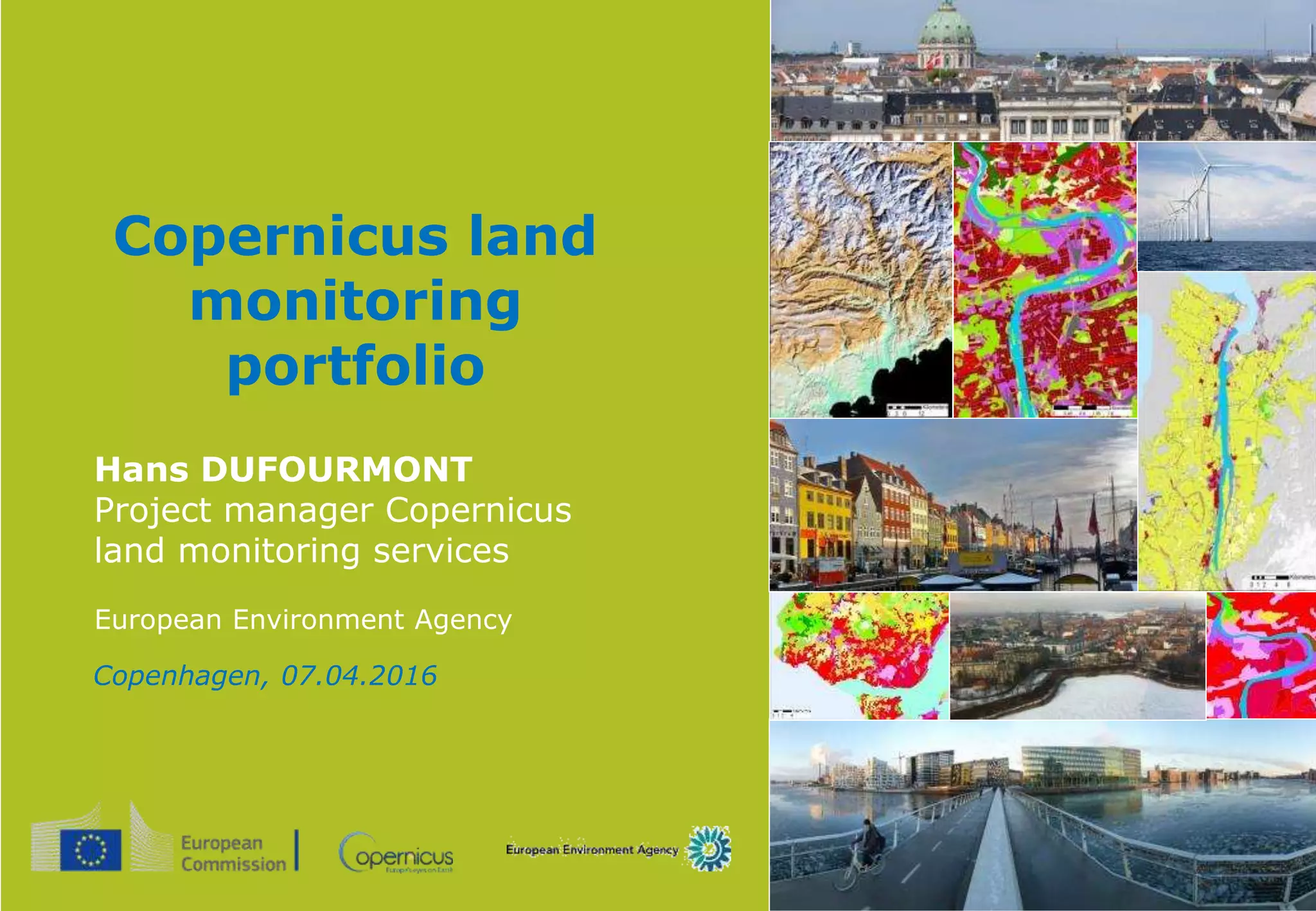 Copernicus Land Moniotring Service Portfolio | PPTX
