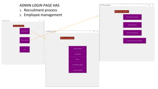 HR Recruitment System | PPTX | Programming Languages | Computing