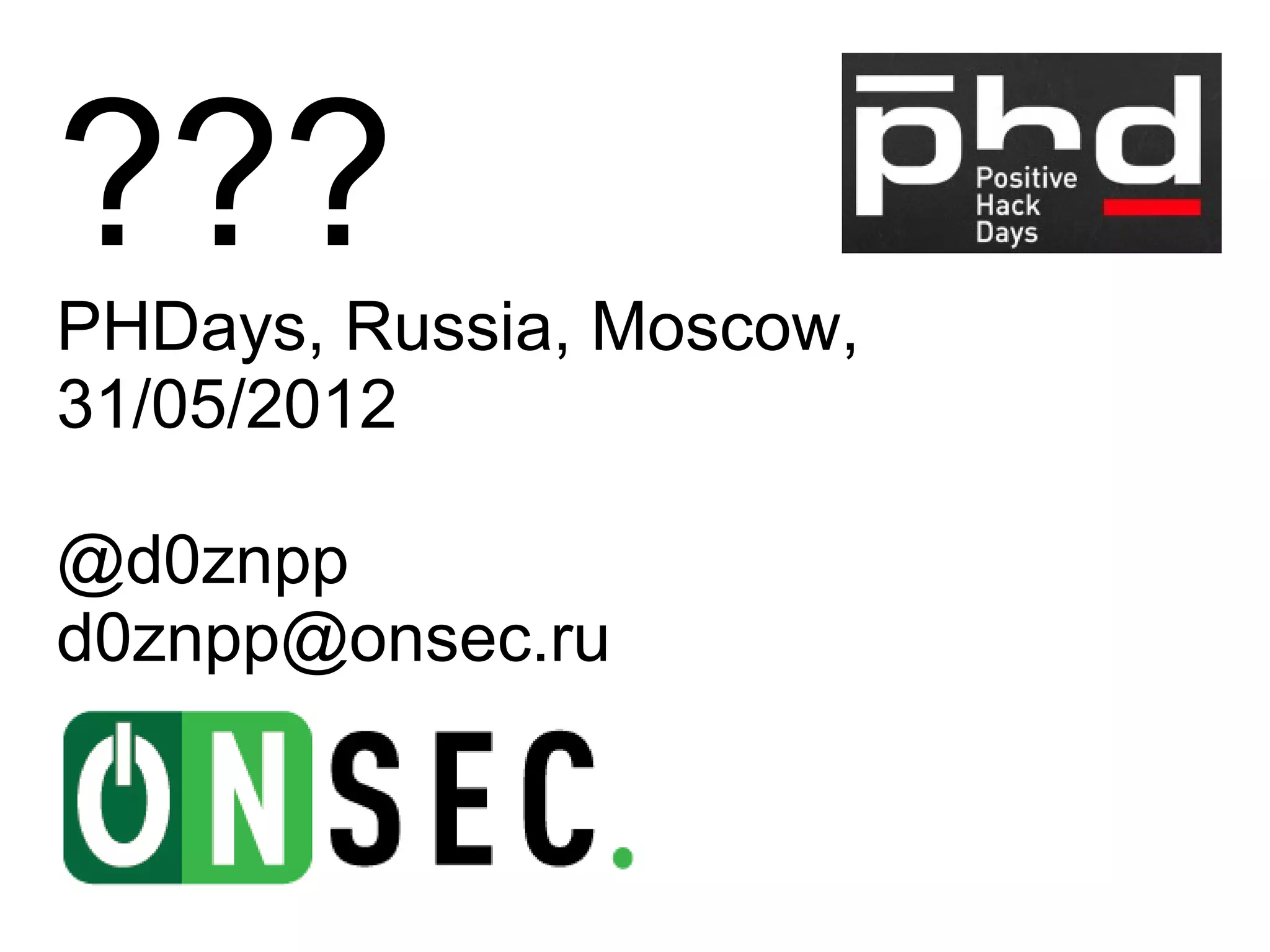 Cookie mechanism and attacks on web-client | PPT