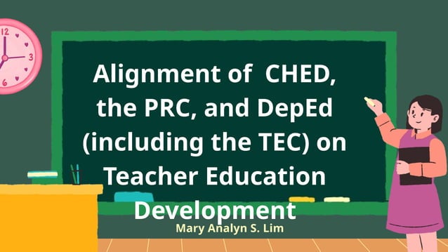 PhD 306 - Alignment of CHED, PRC, AND DEPEDReport.pptx | Professional School | Postgraduate ...