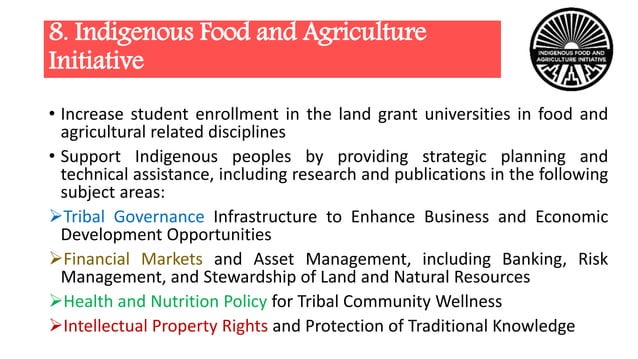 Promoting Indigenous Food Sovereignty | PPTX
