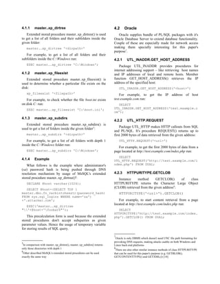 Data Retrieval over DNS in SQL Injection Attacks | PDF
