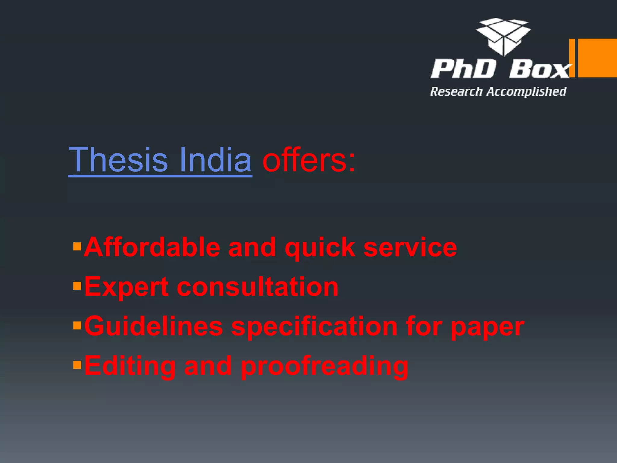 PhD Box: Magic box to write thesis, We are: PhD thesis writing company ...