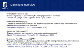 Information Governance Framework for Engineering Asset Management ...