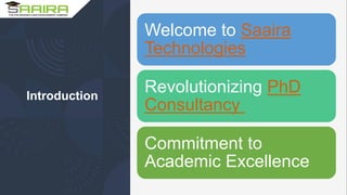 PhD Consultancy | PPT