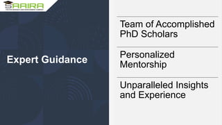 PhD Consultancy | PPT