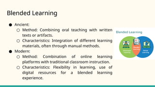 Teaching Methods: Ancient vs. Modern Approaches | PPTX