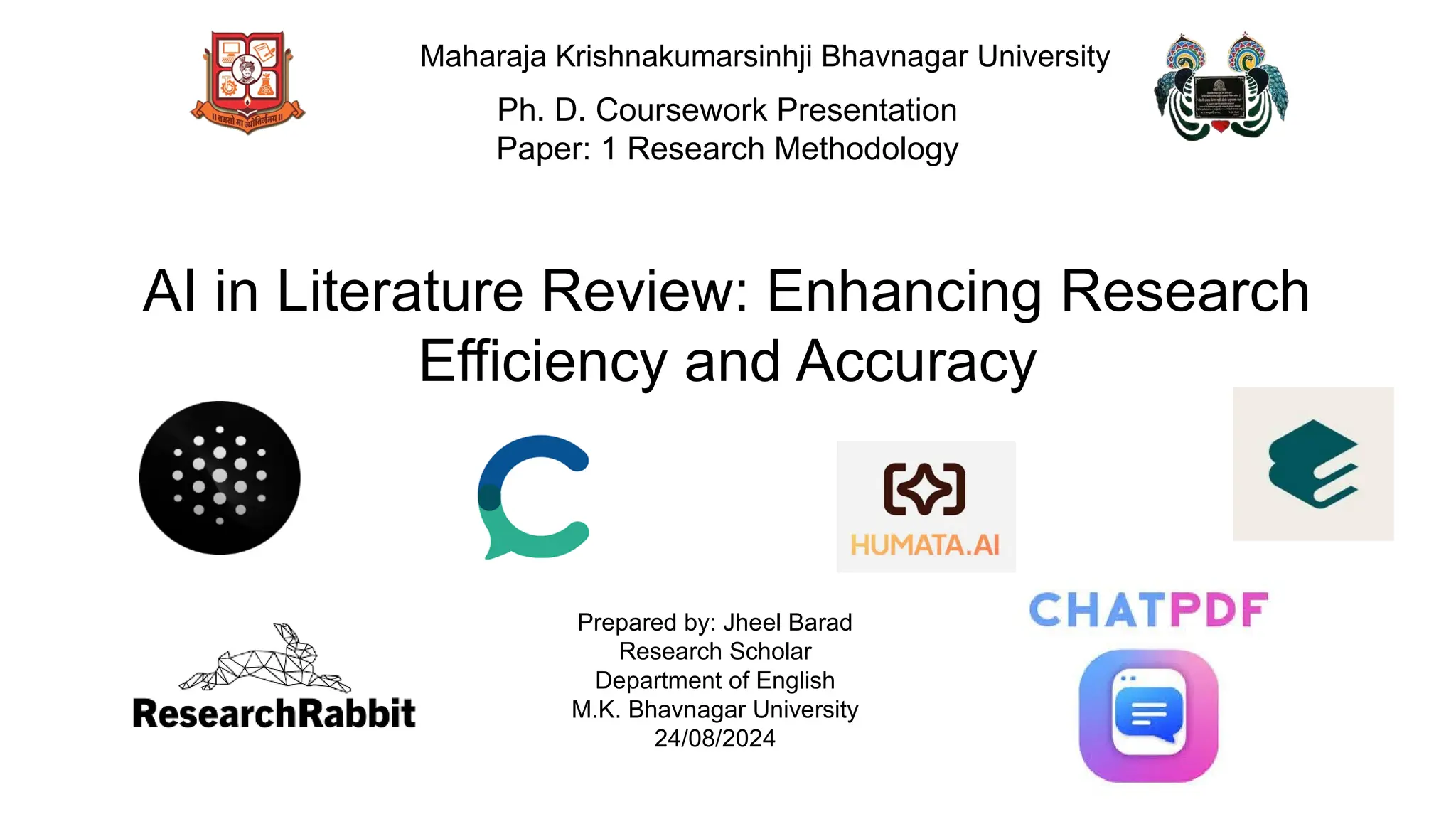 AI in Literature Review: Enhancing Research Efficiency and Accuracy | PPTX