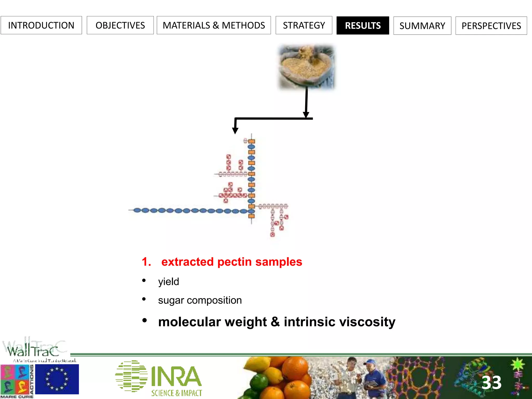 Dr. Merve Kaya- Structure of Citrus Pectine | PPTX