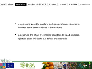 Dr. Merve Kaya- Structure of Citrus Pectine | PPTX