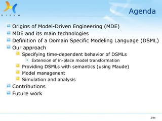On the Semantics of Real-Time Domain Specific Modeling Languages | PPT