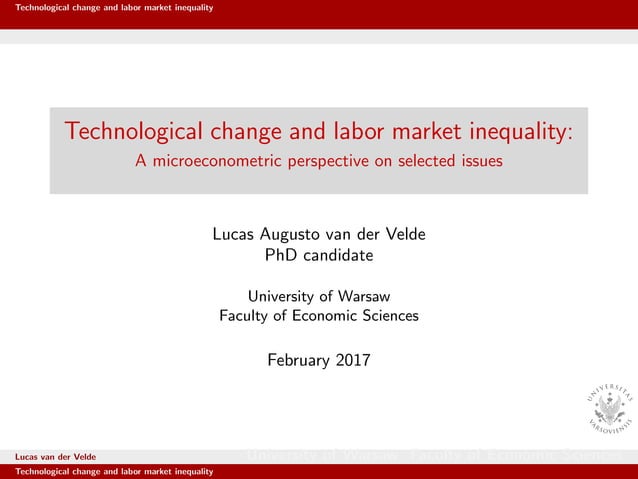 Technological change and labor market inequality | PDF