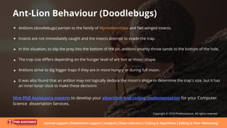 PhD Dissertation Writing Services TIPS FOR DEVELOPING Ant-Lion Optimizer Algorithm Where and how ...