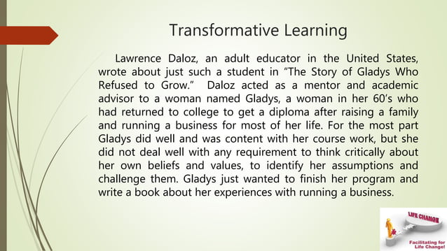 Transformative Learning | PPT
