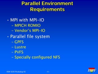 Parallel HDF5 Introductory Tutorial | PPT