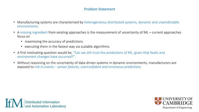 First Year Report, PhD presentation | PPTX