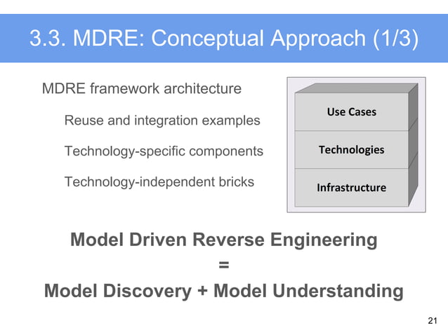 Generic Model-based Approaches for Software Reverse Engineering and Comprehension - PhD defense ...
