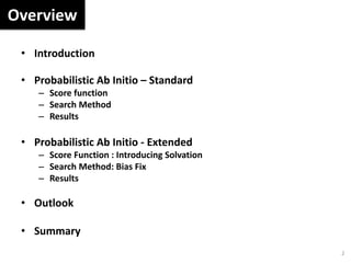 Protein Structure Prediction using Coarse Grain Force Fields | PDF